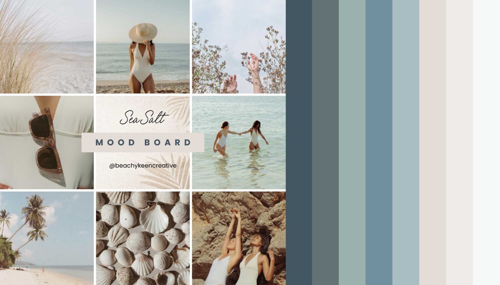 Sea Salt: Calming Beachy Color Palette - Beachy Keen Creative